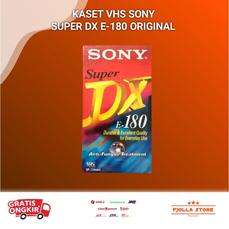 Jual Kaset VHS Video Blank Sony Super DX E-180 Original | Shopee Indonesia