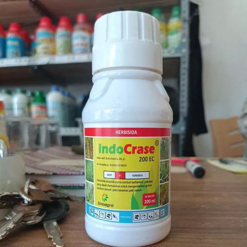 Jual HERBISIDA PADI INDOCRASE 200 EC 200 ML UNTUK MENGENDALIKAN GULMA ...
