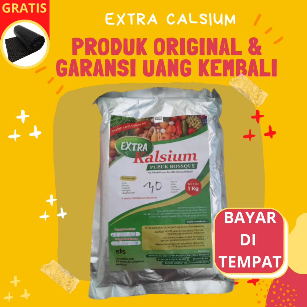 Jual Pupuk Mencegah Cegah Rontok Bunga Buah Cabai Tomat Timun Paria ...