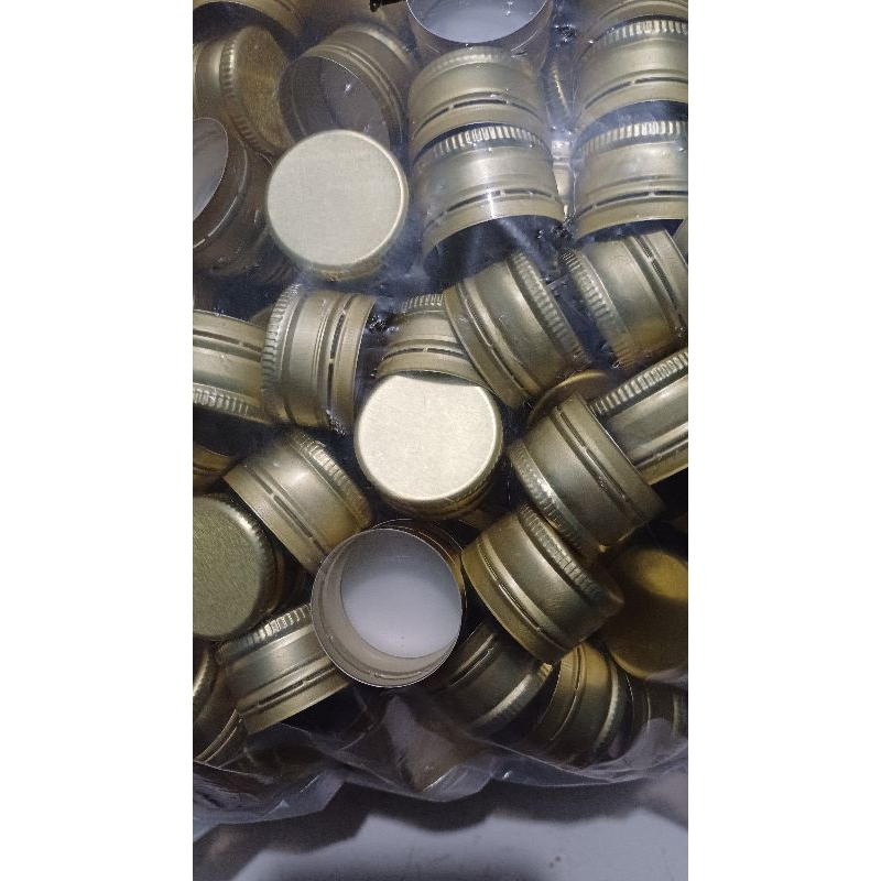 Jual Tutup botol kaleng 28 gold polos /non drat | Shopee Indonesia