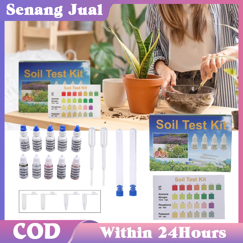 Jual Cek PH Tanah / Amonia Test Kit / Pengujian Tanah Reagen Nitrogen ...