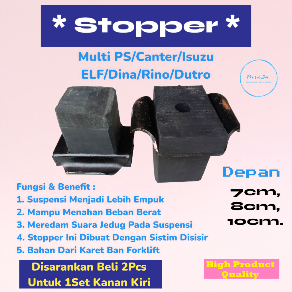 Jual Karet Stopper Depan Multi PS/Canter/Isuzu ELF/Dina/Rino/Dutro Harga 1Pcs | Shopee Indonesia