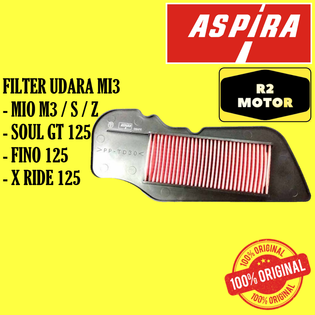 Jual FILTER SARINGAN UDARA MI3 ASPIRA MIO M3 Z S FINO 125 SOUL GT 125 ...