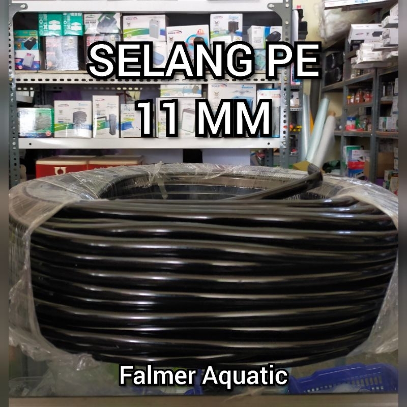 Jual SELANG TUBE HITAM PE 11MM SELANG FERTIGASI DRIP HIDROPONIK 11 mm ...