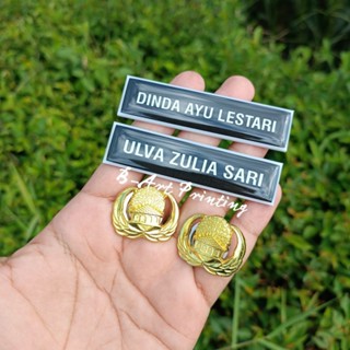 Jual PAKET NAME TAG PLUS PIN KOPRI ASN AKRILIK RESIN PAKET PAPAN NAMA ...
