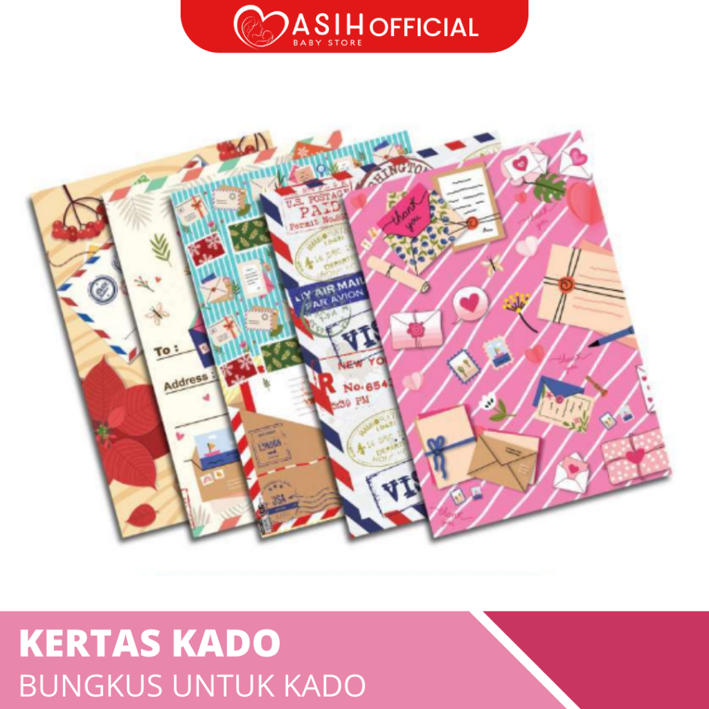 Jual Kertas Kado Per Lembar Ukuran Besar Kecil | Shopee Indonesia