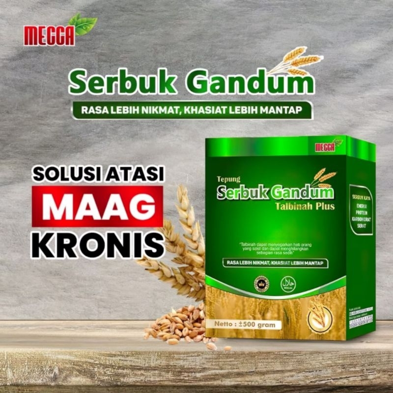Jual Serbuk gandum MECCA Kaya akan Energi, Protein, Karbohidrat, Serat ...