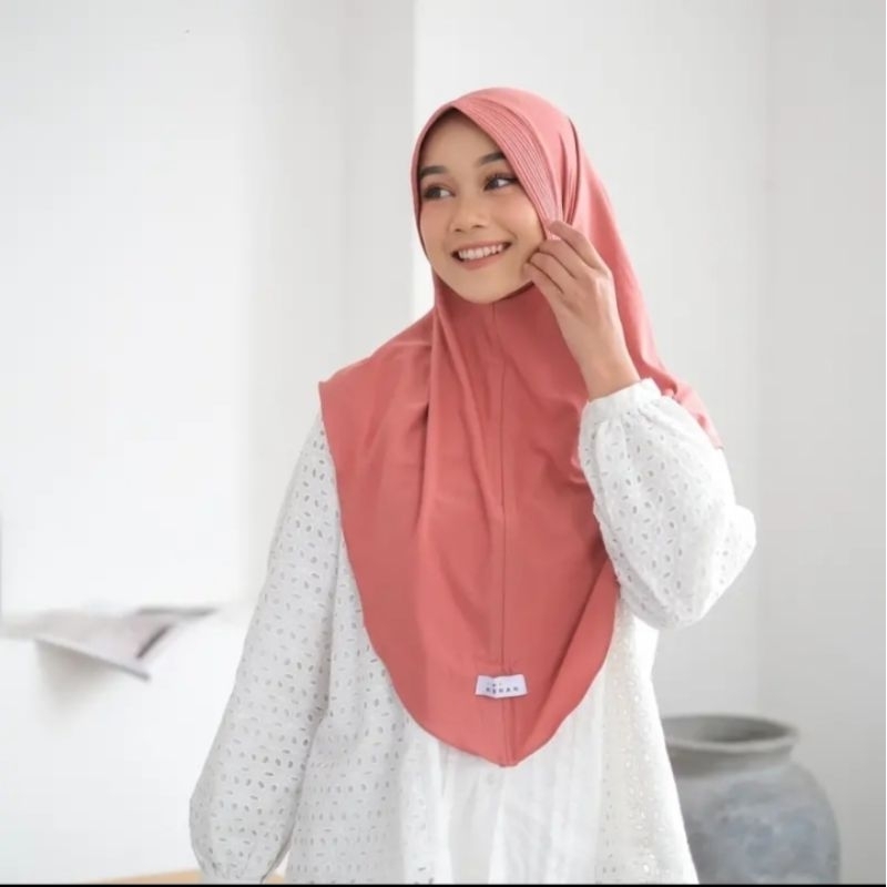 Jual KENAN - HIJAB LANA INSTAN SIZE L BAHAN JERSEY | Shopee Indonesia