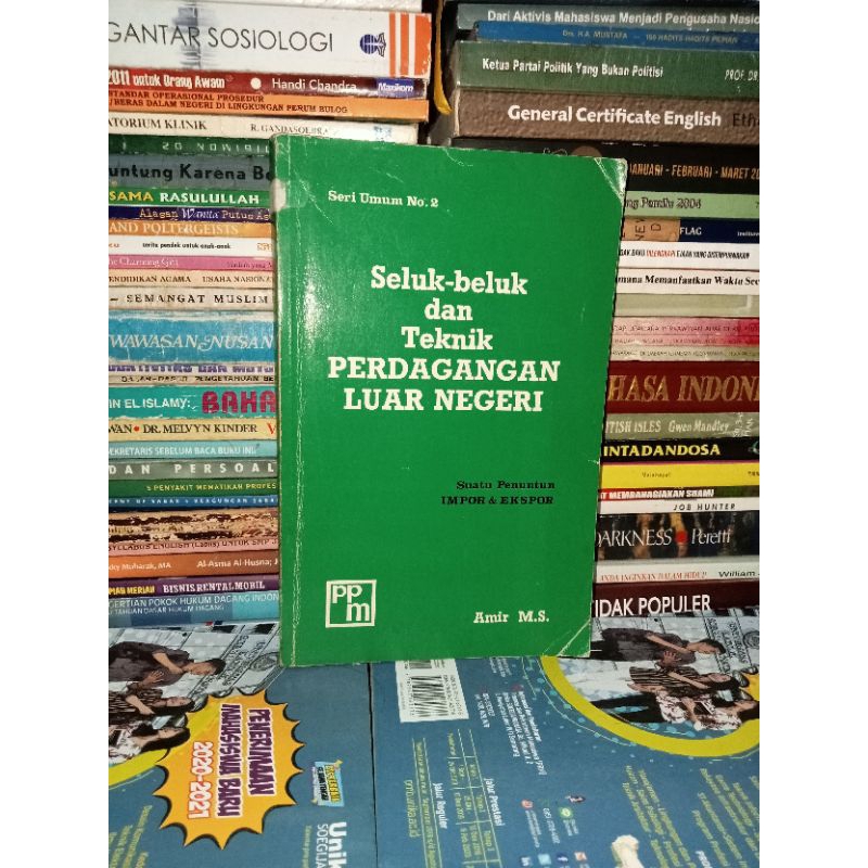 Jual original buku seluk beluk dan teknik perdagangan luar negeri ...