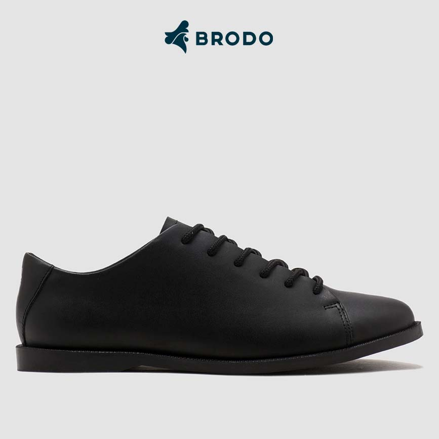 Jual BRODO - Sepatu Ponte Eco Full Black | Shopee Indonesia
