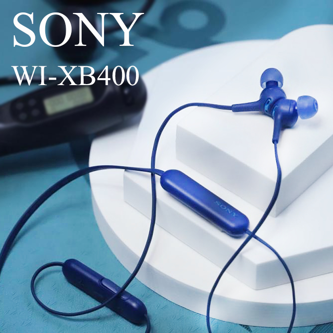Jual SONY WI-XB400 Earphone Wireless In-Ear Extra Bass Headset ...
