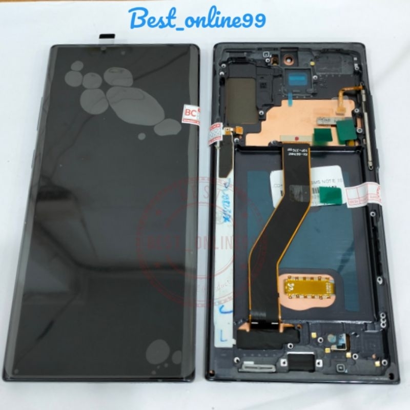 Jual LCD SAMSUNG NOTE 10 PLUS/N975 FULLSET TOUCHSCREEN + FRAME BLACK OLED/ORG | Shopee Indonesia