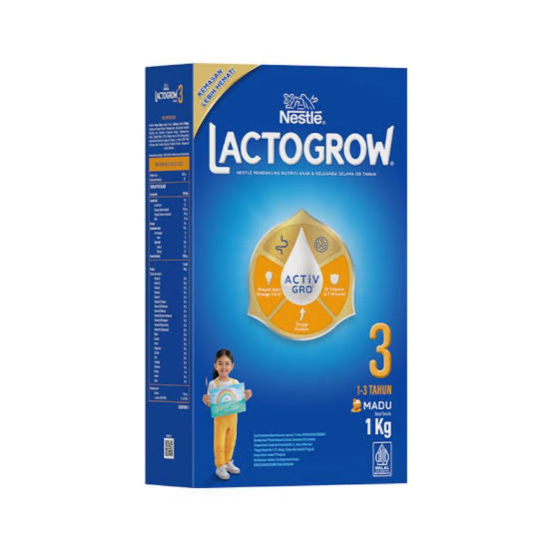 Jual Lactogrow 3 Susu Pertumbuhan || 1kg | Shopee Indonesia