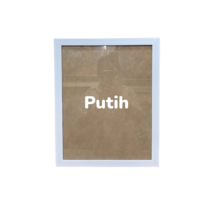 Jual BINGKAI FOTO 24R 60x80/PIGURA A1/FRAME FOTO A1 MINIMALIS PUTIH ...