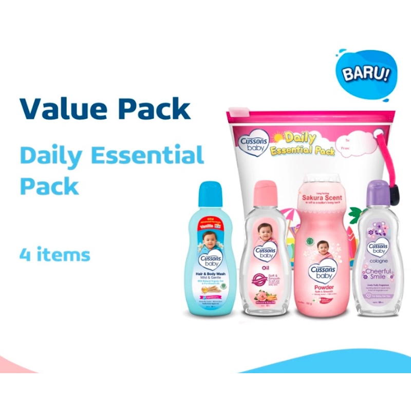 Jual Cussons Baby Daily Essential Pack - Paket Sabun Bayi | Shopee ...