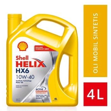 Jual SHELL HX6/Oli Mesin Shell Helix HX6/HX 6 Sae 10W40/10W-40/10-W40 ...