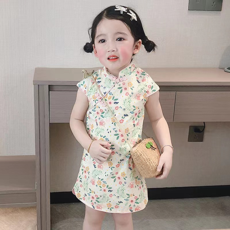 Jual Baju Cheongsam Anak Perempuan Impor Qipao Dress Chinese Imlek YUMI ...