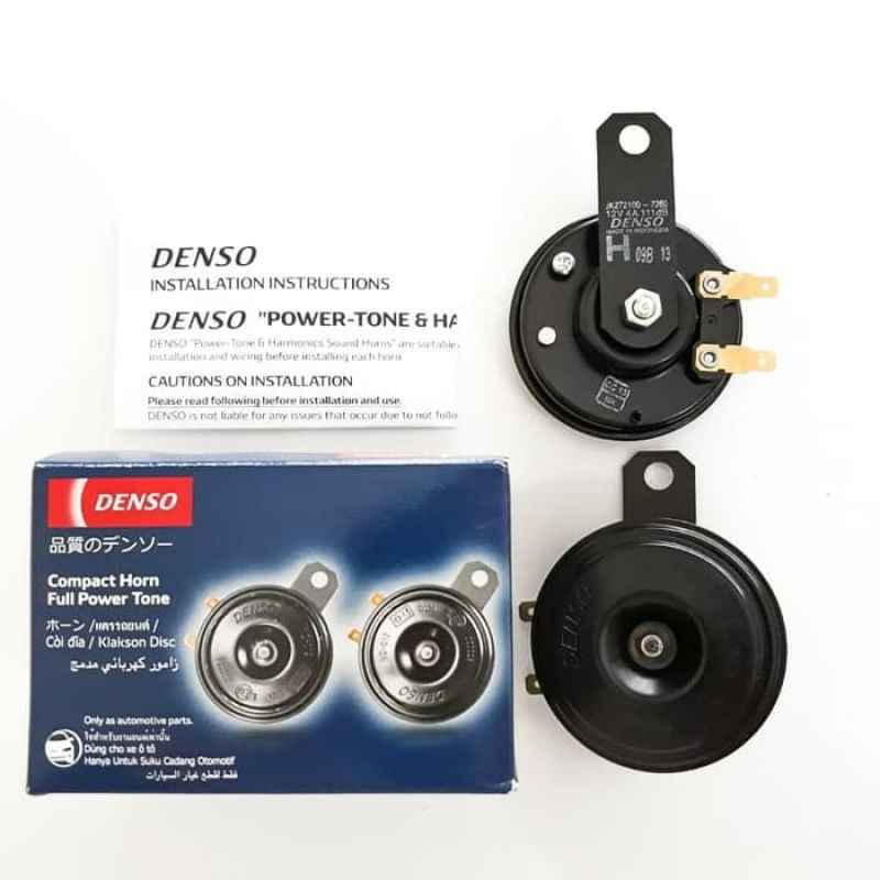 Jual Klakson Denso Double Disc 12v Horn Densoo Compact Standar Motor ...