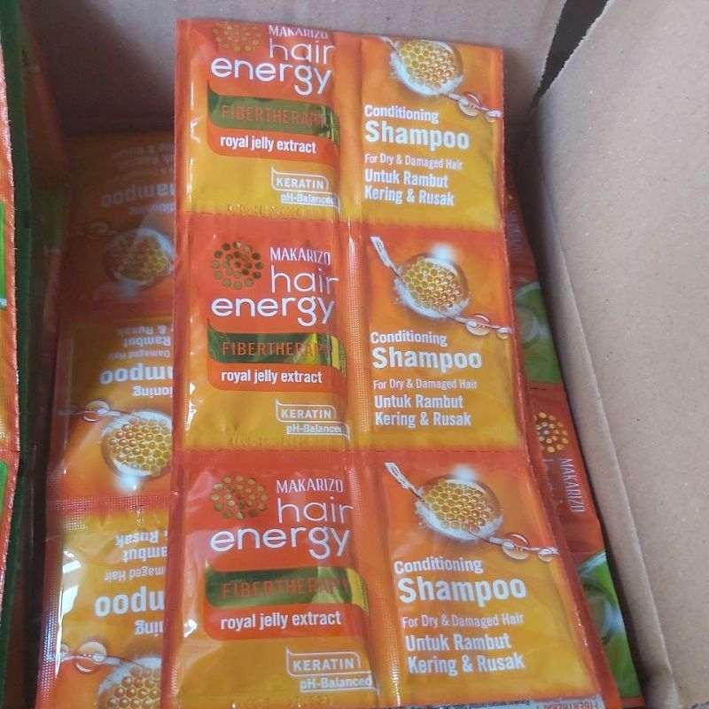 Jual Shampo makarizo hair energy renteng(12sachet) | Shopee Indonesia