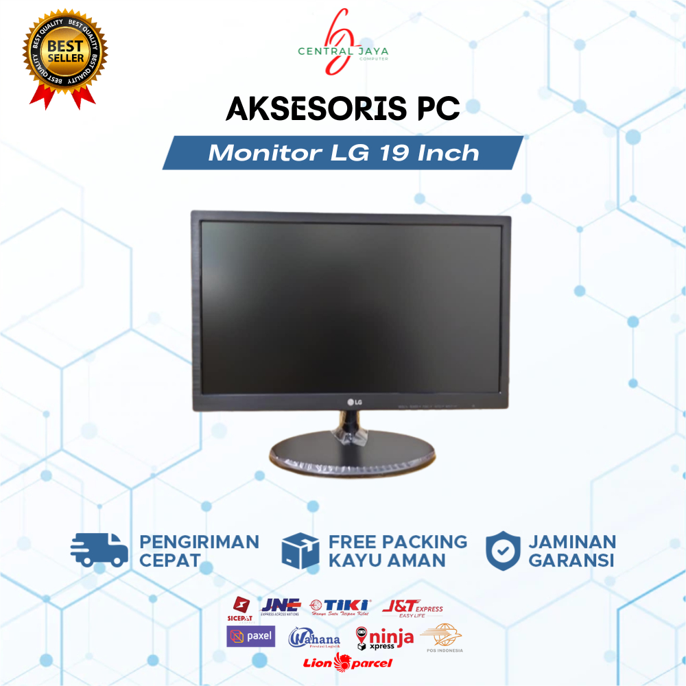 Jual Monitor LED LG 19 Inch Widescreen / monitor pc 19 inch | Shopee ...