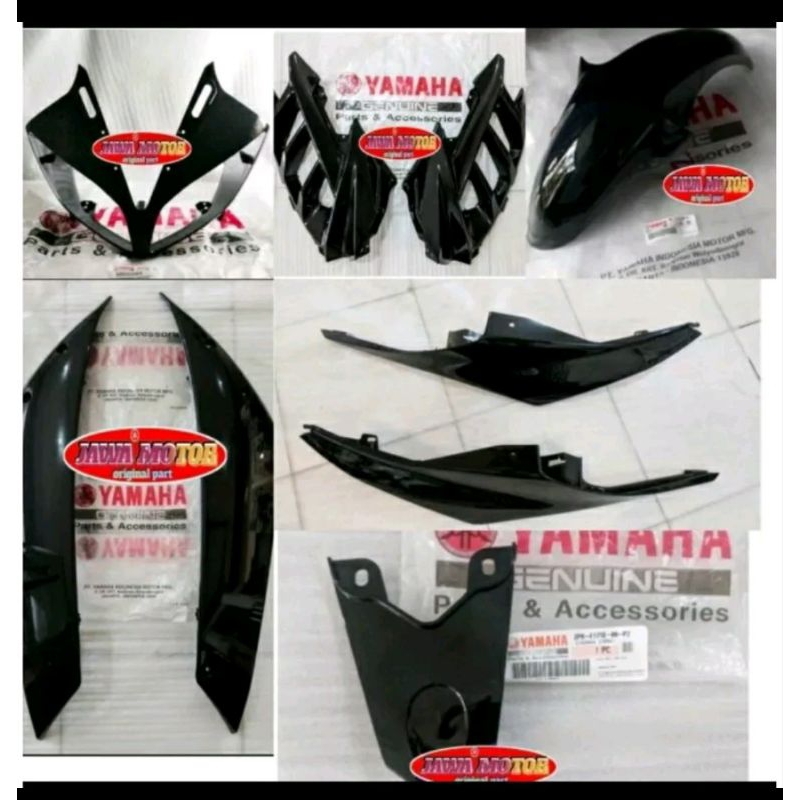 Jual COVER FULL BODY HALUS YAMAHA R15 V2 OLD HITAM ASLI ORI YGP ...
