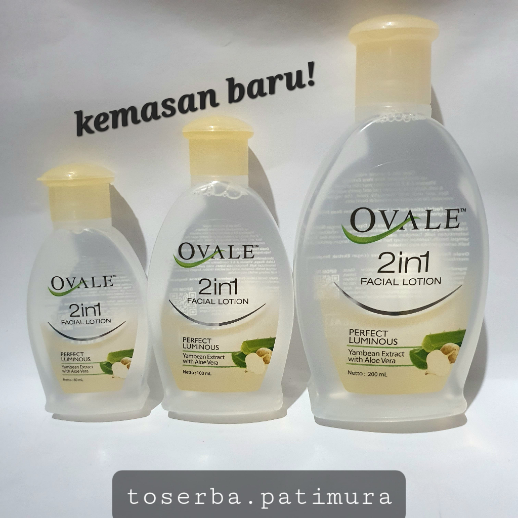 Jual Ovale Facial Lotion Intense Glow Whitening 60ml 100ml 200 ml ...