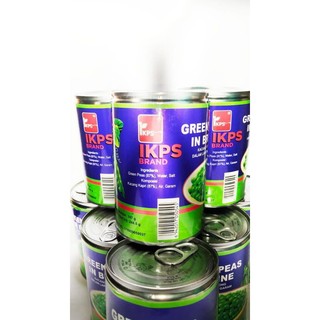 Jual Kacang Polong Kaleng / Green Peas IKPS 397gr (Exp 2025) | Shopee ...