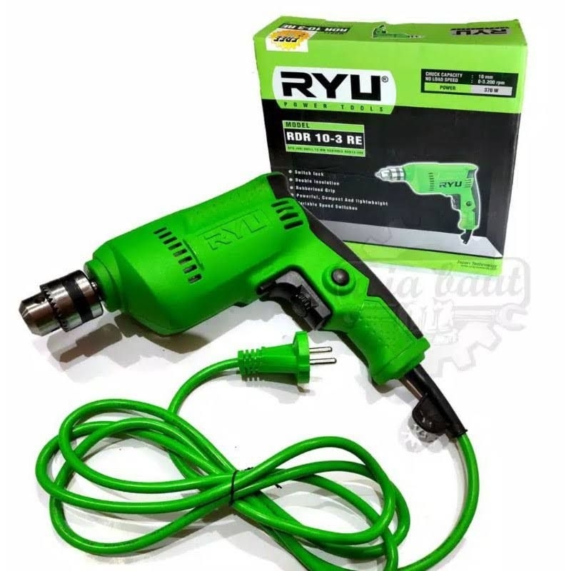 Jual Mesin Bor 10mm RYU Besi & Kayu RDR 10-3 RE Banjarmasin | Shopee ...