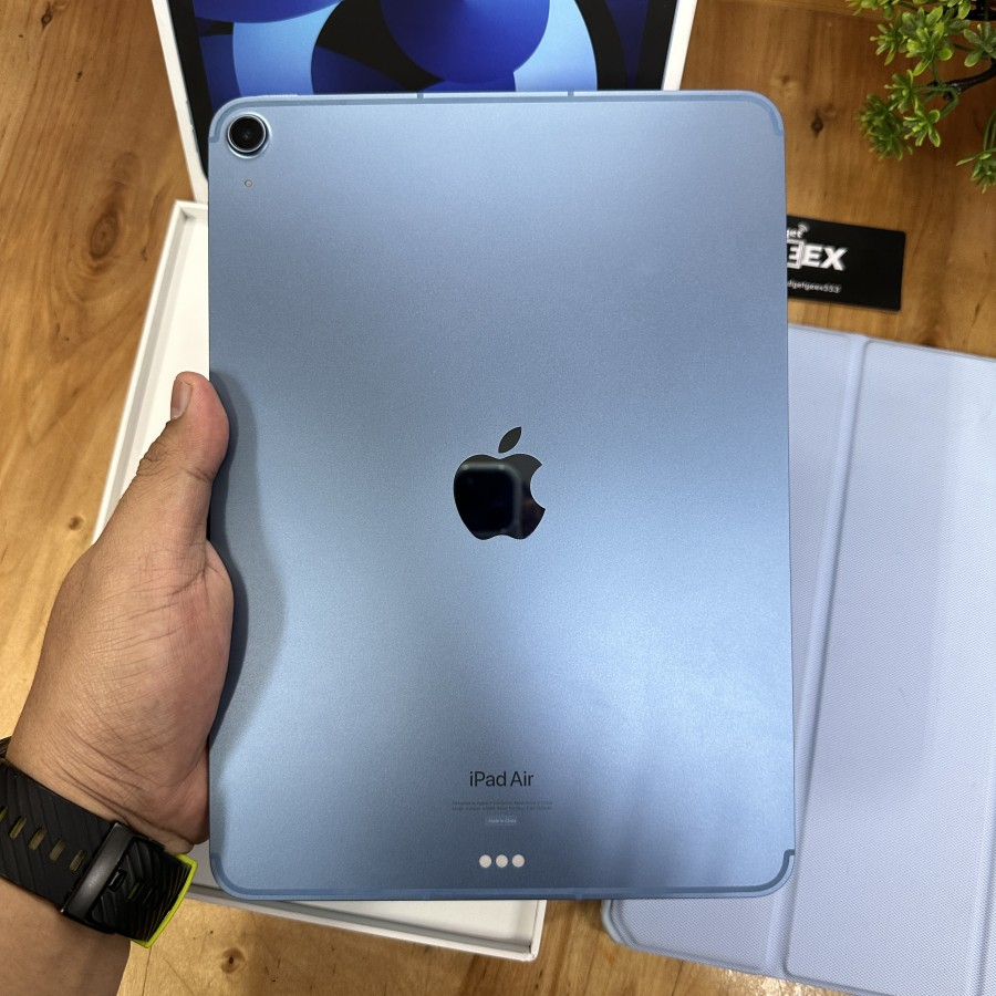Jual iPad Air 5 M1 2022 64GB Cell wifi Blue Garansi resmi iBox Juli 2024 | Shopee Indonesia