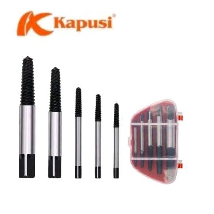 Jual Pembuka baut patah 5 in 1 kapusi japan screw extractot berbahan ...