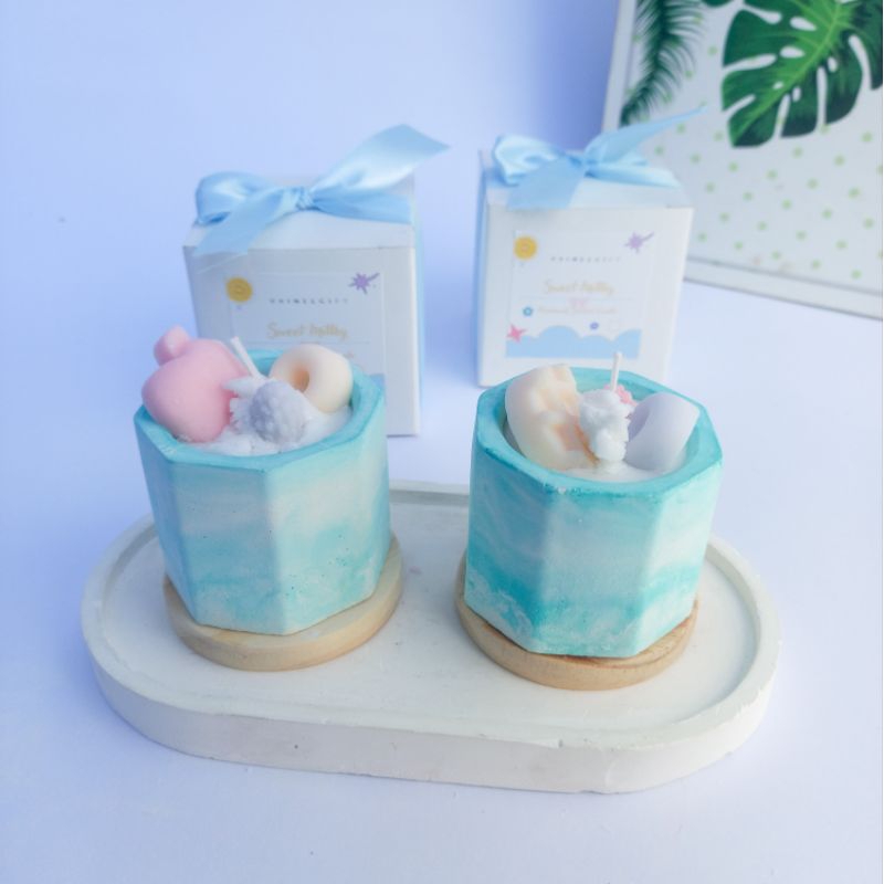 Jual Lilin Aromaterapi Scented Candle 45gr Box + Lilin | Souvenir ...