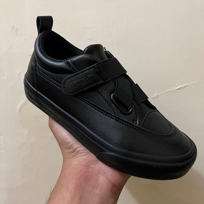 Jual Sepatu anak (Airwalk) Full black velcro | Shopee Indonesia