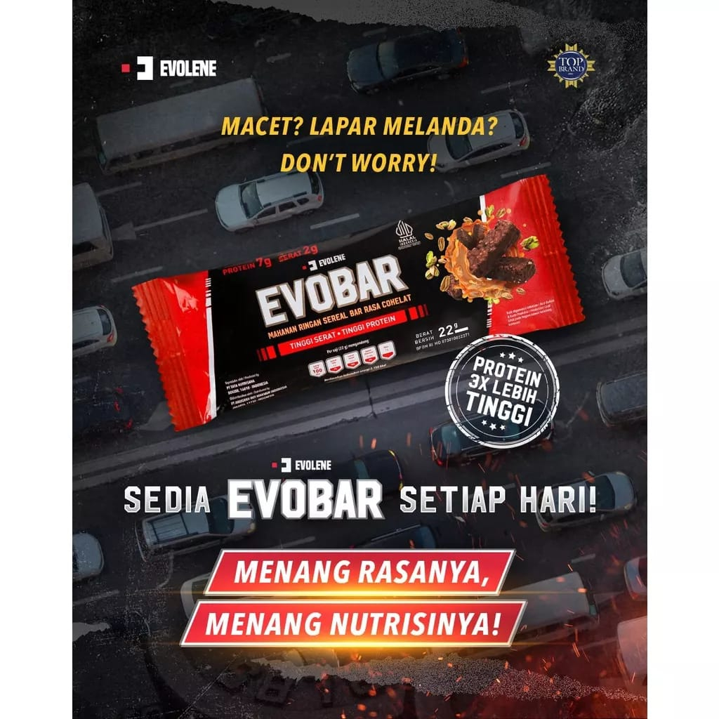 Jual Evolene Evobar Protein Snack Bar 1 Box isi 12 Sachet | Shopee ...