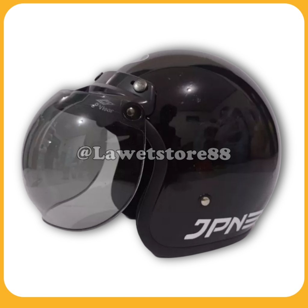 Jual Helm Sepeda Motor Half Face Bogo Jpn Solid Polos Original Warna ...