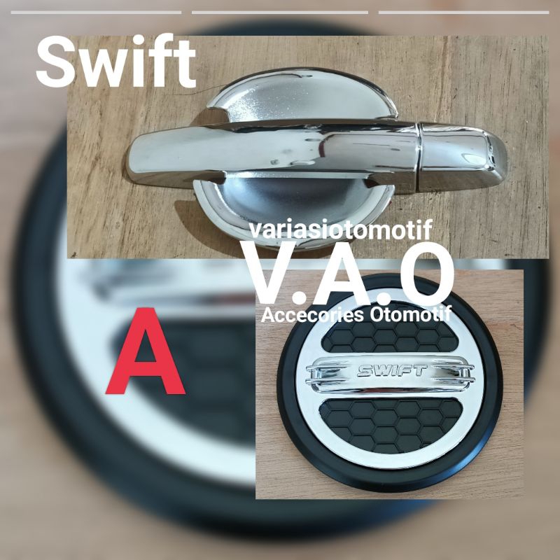 Jual Cover Handle Outer dan Tank Cover Swift Chrome Classy | Shopee ...