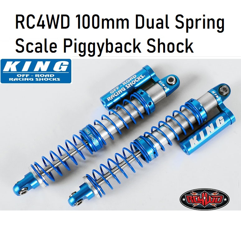 Jual Shock RC4WD King Offroad 100mm Dual Spring Scale Piggyback Shock ...