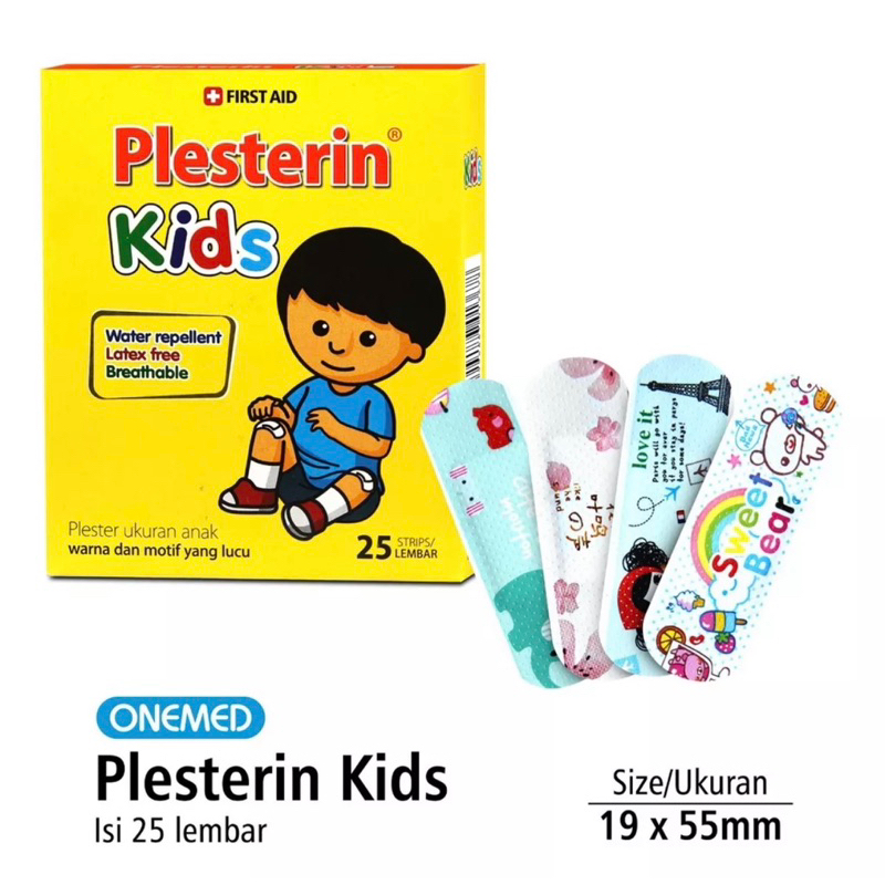 Jual Plesterin Kids OneMed | Plaster Luka Anak Isi 25 pcs | Shopee ...