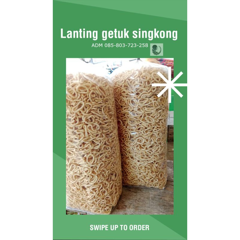 Jual Lanting getuk lanting singkong khas kebumen 1kg LaelShop | Shopee ...