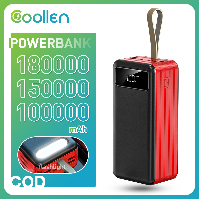 Jual [COD] Original powerbank 180000mah 150000mah 100000mah 80000mah ...