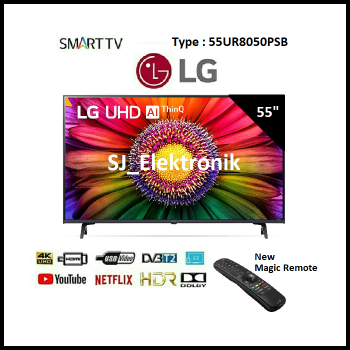 Jual LED TV LG 55 Inch 55UR8050PSB - 55UR8050 Real 4K Smart UHD TV ...