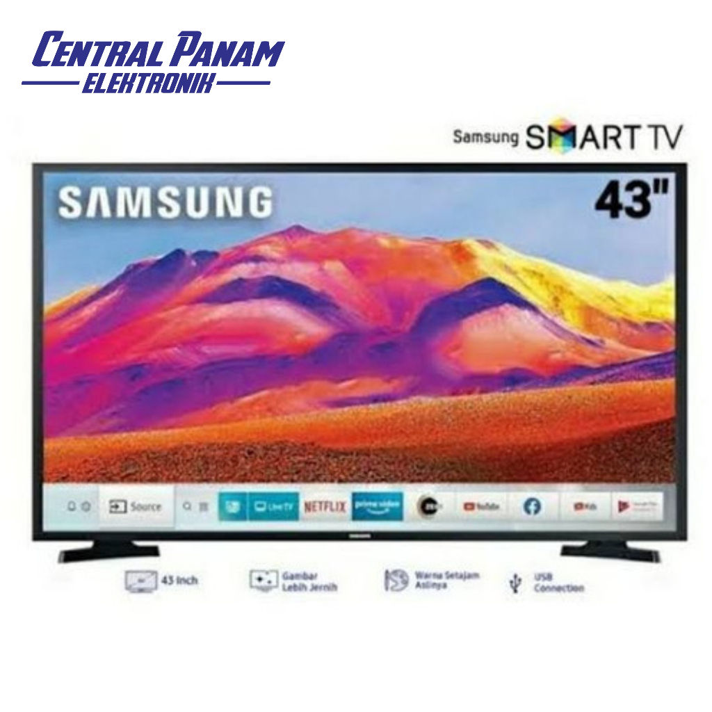Jual SAMSUNG UA 43T6500 FULL HD SMART TV Central Panam Elektronik | Shopee Indonesia