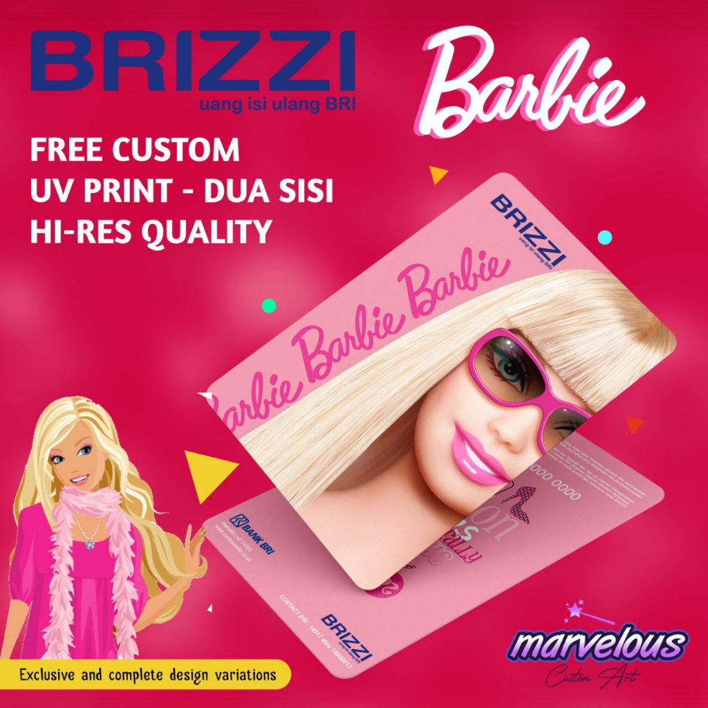 Jual BRI Brizzi Custom / Mandiri Etoll E-toll Emoney E-money custom ...