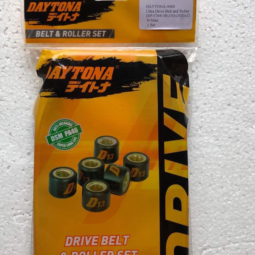 Jual VANBELT V-BELT SET DENGAN ROLLER 13Gr DAYTONA JAPAN UNTUK MOTOR ...