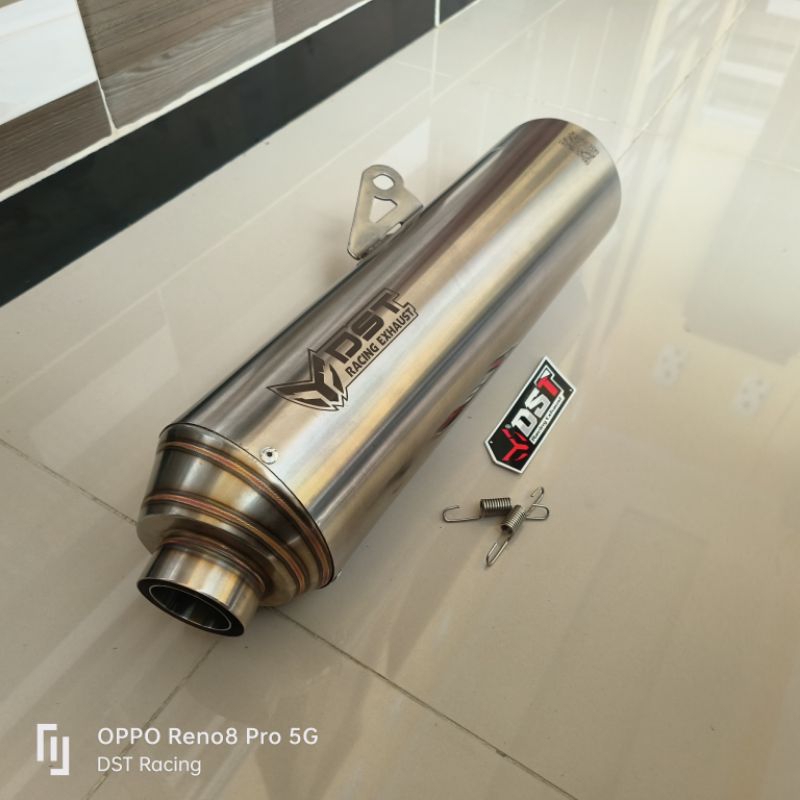 Jual Knalpot standar racing original DST Racing MKT silincer only inlet ...