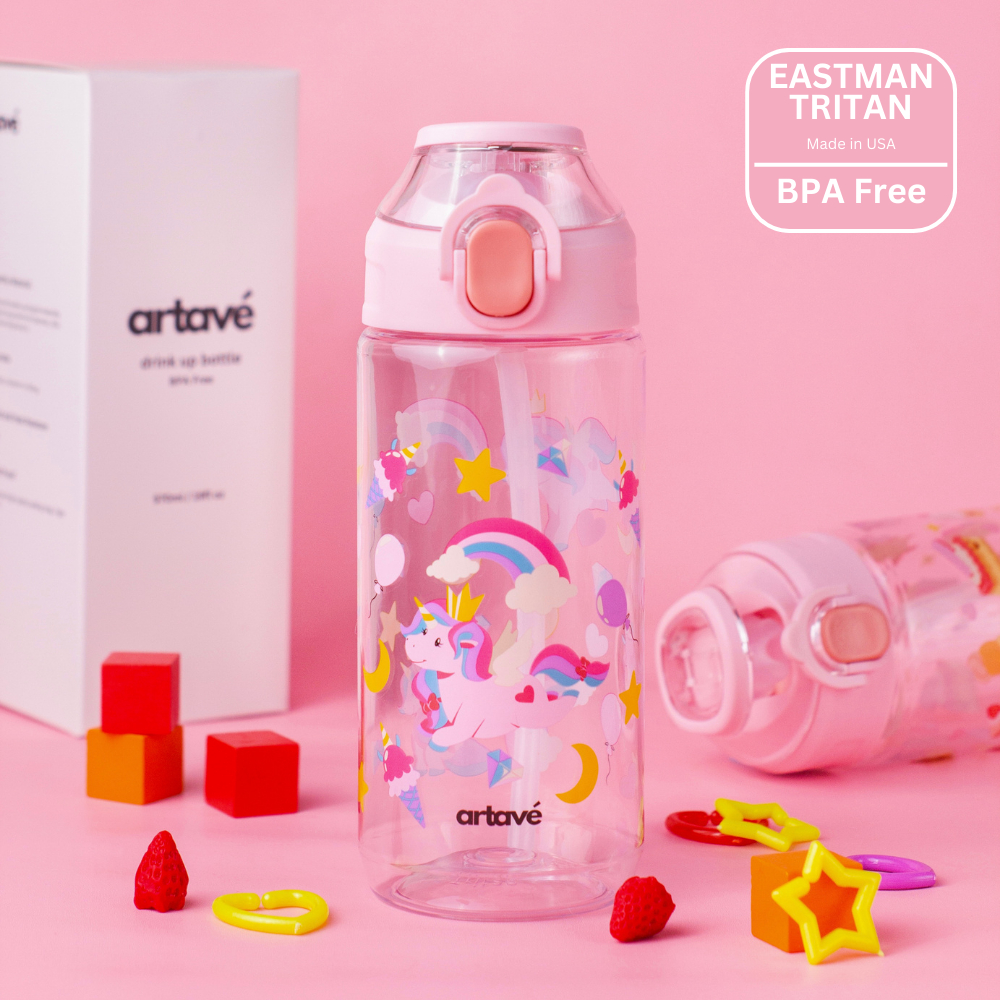 Jual Artave Botol Minum Anak Tritan 570ml BPA Free - Unicorn / Kids ...