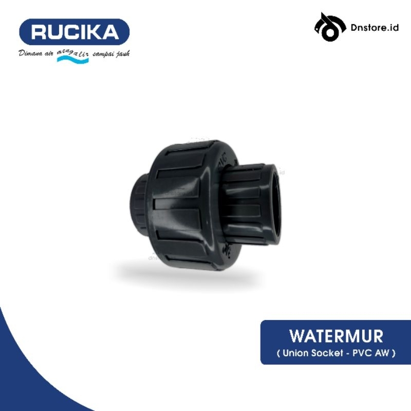 Jual WATERMUR/UNION SOCKET RUCIKA PVC (AW) Original, Size 1/2 Inch - 1. ...