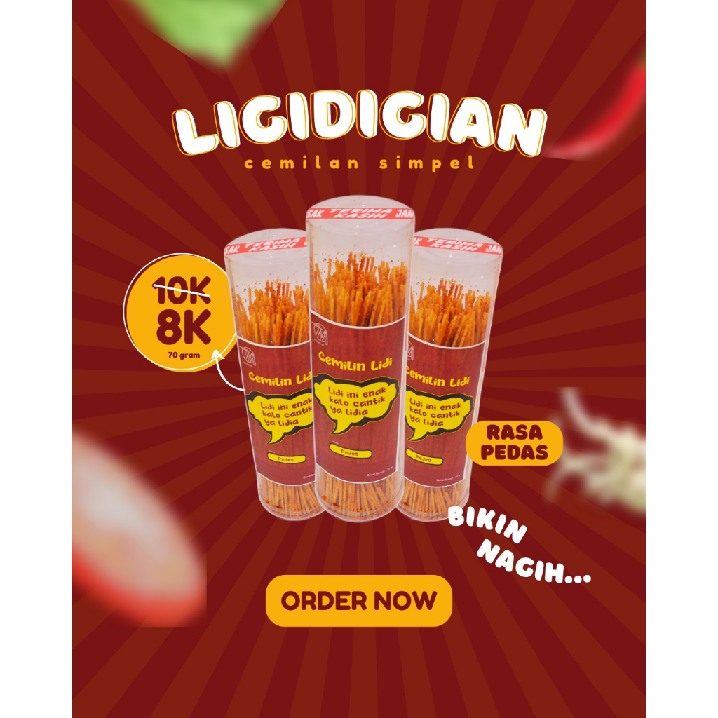 Jual Lidi-Lidian / Lidilidian / MIE LIDI - LIDIAN LEGENDARIS OTTIMI ...