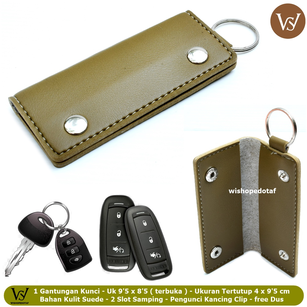 Jual Dompet Slim Suede dan Gantungan Kunci Lipat Eco | Shopee Indonesia