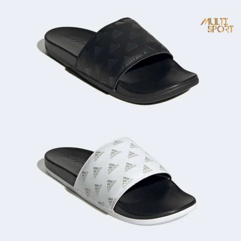 Jual ADIDAS ADILETTE COMFORT FULL BLACK GV9736 WHITE BLACKK= GV9737 ...