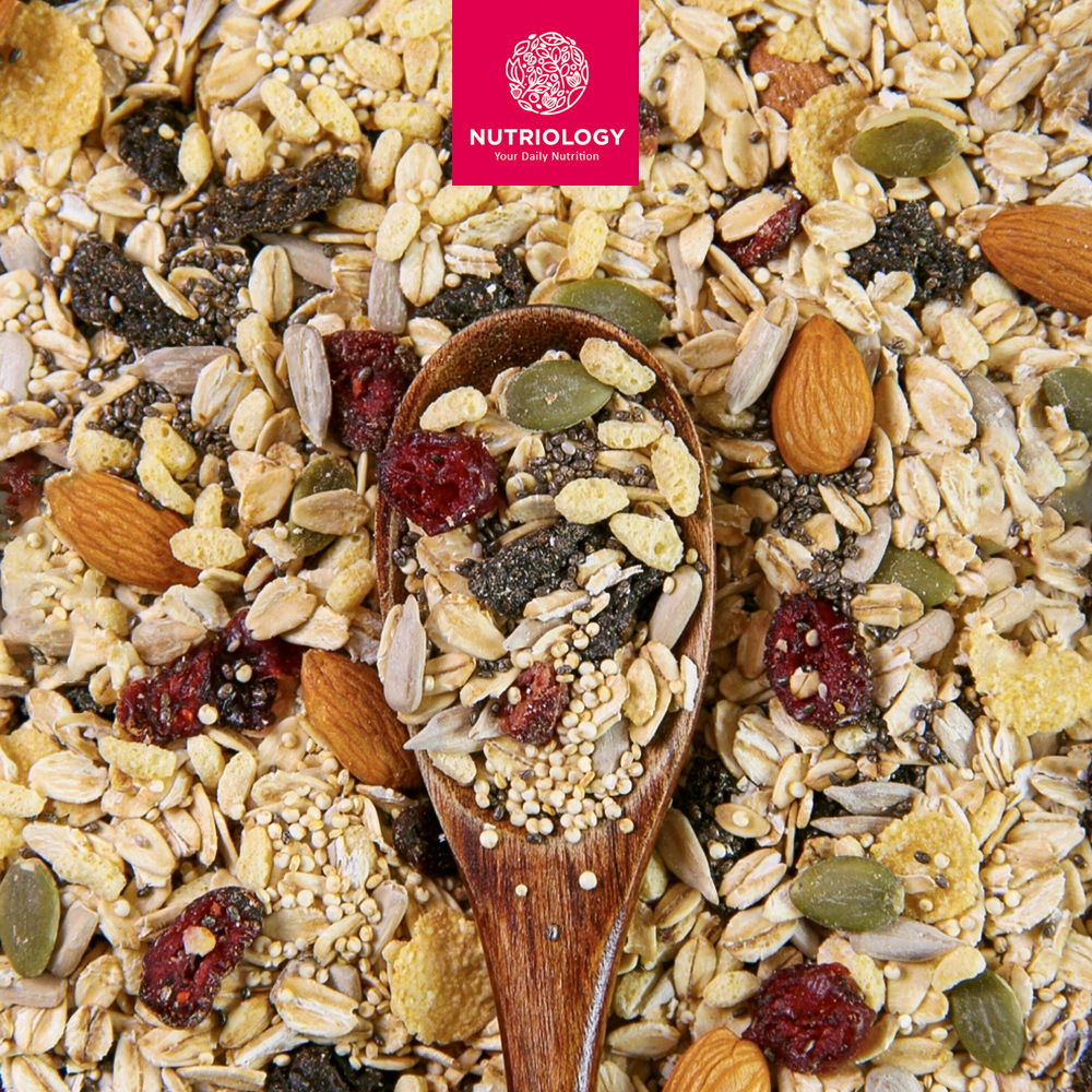 Jual Muesli Fruit seed Nutriology 500 gr Sereal Diet Sehat Sarapan ...